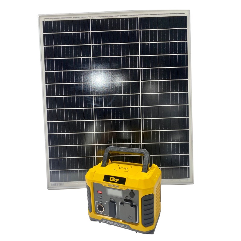500W POWER STATION BANK + SOLAR PANEL – Central America Cargo